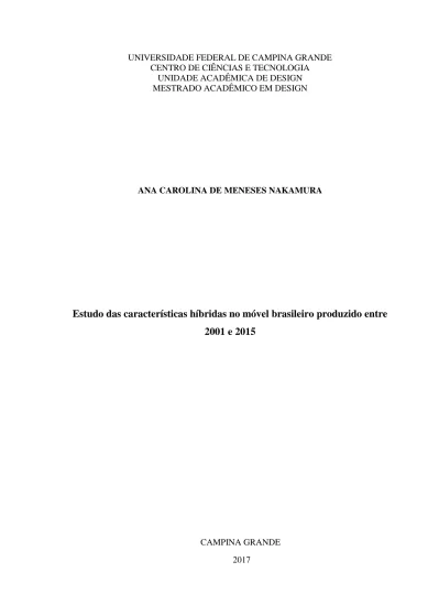 Hibridismo entre linguagens - Estudo das características híbridas no ...
