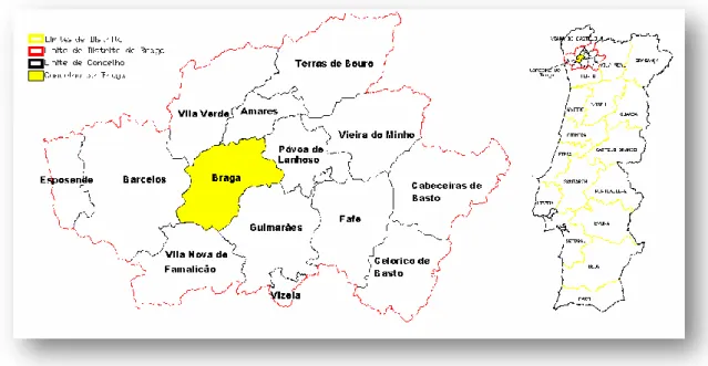 Caracterização do Concelho de Braga - CARACTERIZAÇÃO DO MUNICÍPIO DE BRAGA