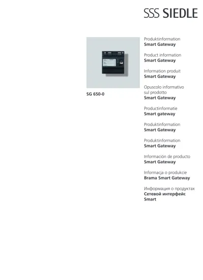 Smart Gateway Smart Gateway Smart Gateway SG Smart Gateway Smart ...