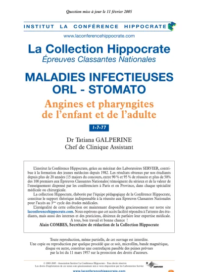 F - Classification des différents stades de la maladie (CDC Janvier ...