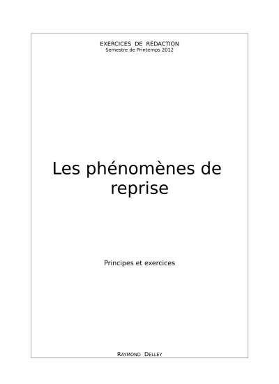 Td corrigé Les anaphores grammaticales pdf