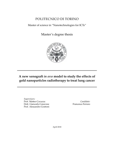 In ovo experiments - A new xenograft in ovo model to study the effects ...