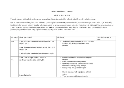 TILEN – opis osebe – branje in razčlenjevanje besedila, DZ 56, 57