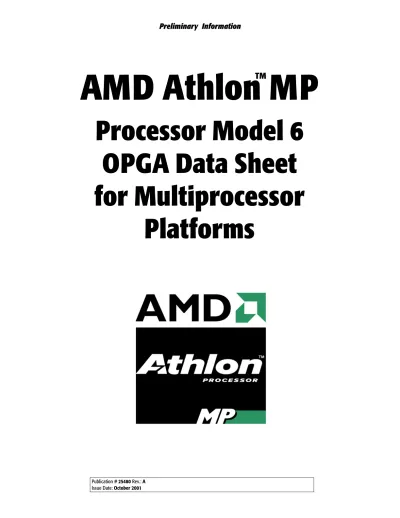 Connect and Disconnect Protocol - AMD_Athlon_MP_Processor_Model_6-2