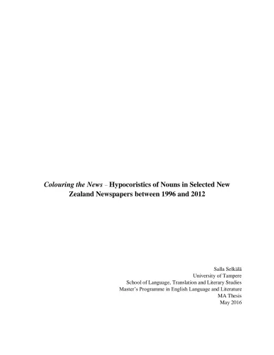 Diachronic change - Data analysis - Colouring the News Hypocoristics of ...